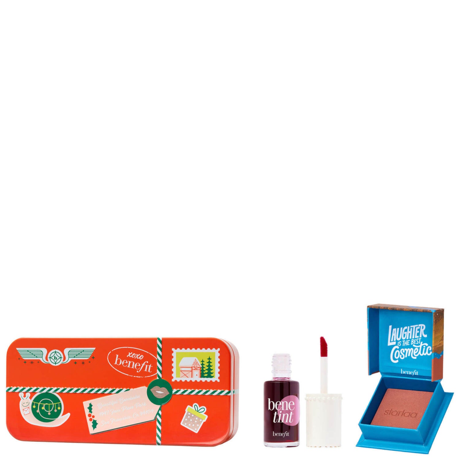 benefit Blushin Benetint Bundle Lip and Cheek Tint and Blusher Gift Set ...