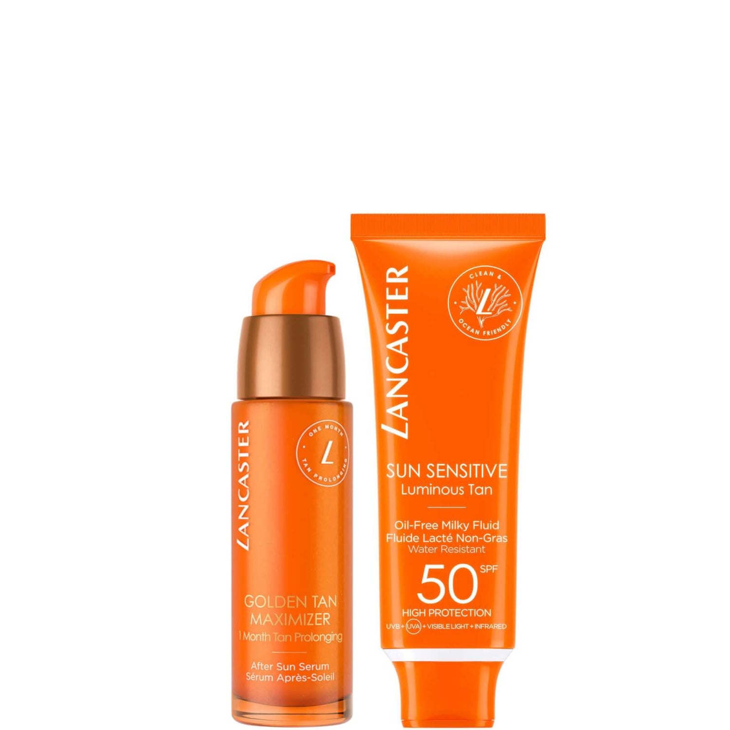 Lancaster Protect and Tan Face Icons SPF50 Bundle - Snabb leverans