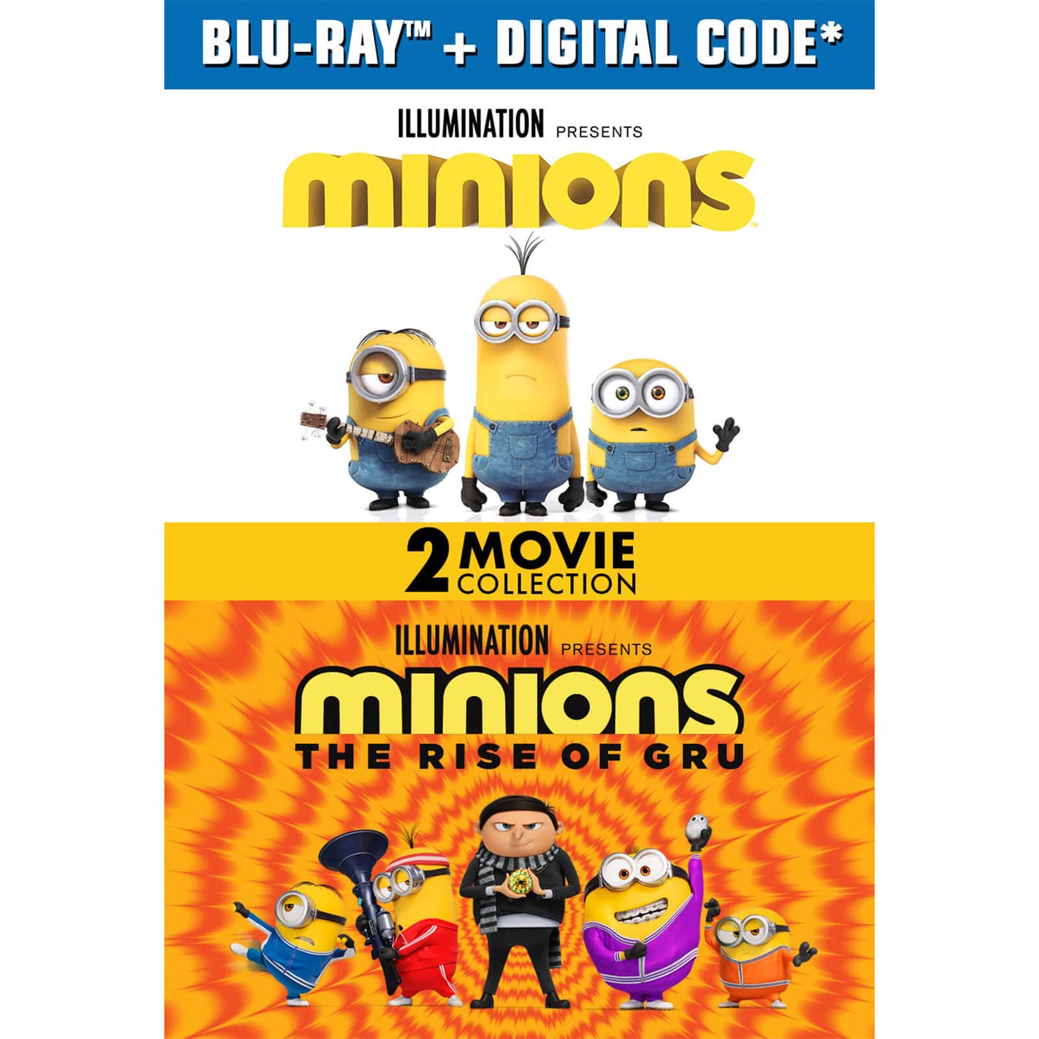 Minions 2-Movie Collection (Includes Blu-ray + Digital) Blu-ray - Zavvi US