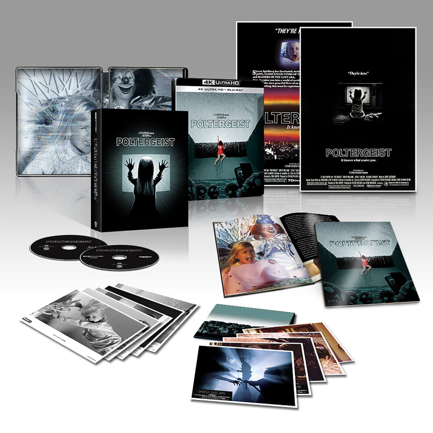 Poltergeist Zavvi Exclusive Ultimate Collector's Edition 4K Ultra HD Steelbook (includes Blu-ray ...