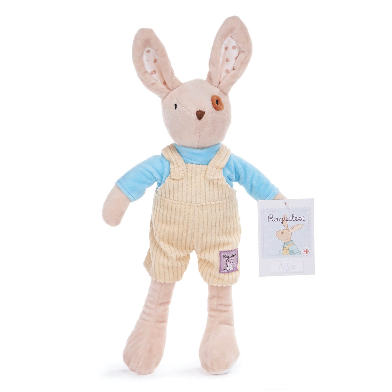 Ragtales by Posh Paws Alfie Rabbit Soft Toy | retro vibes and nostalgia ...