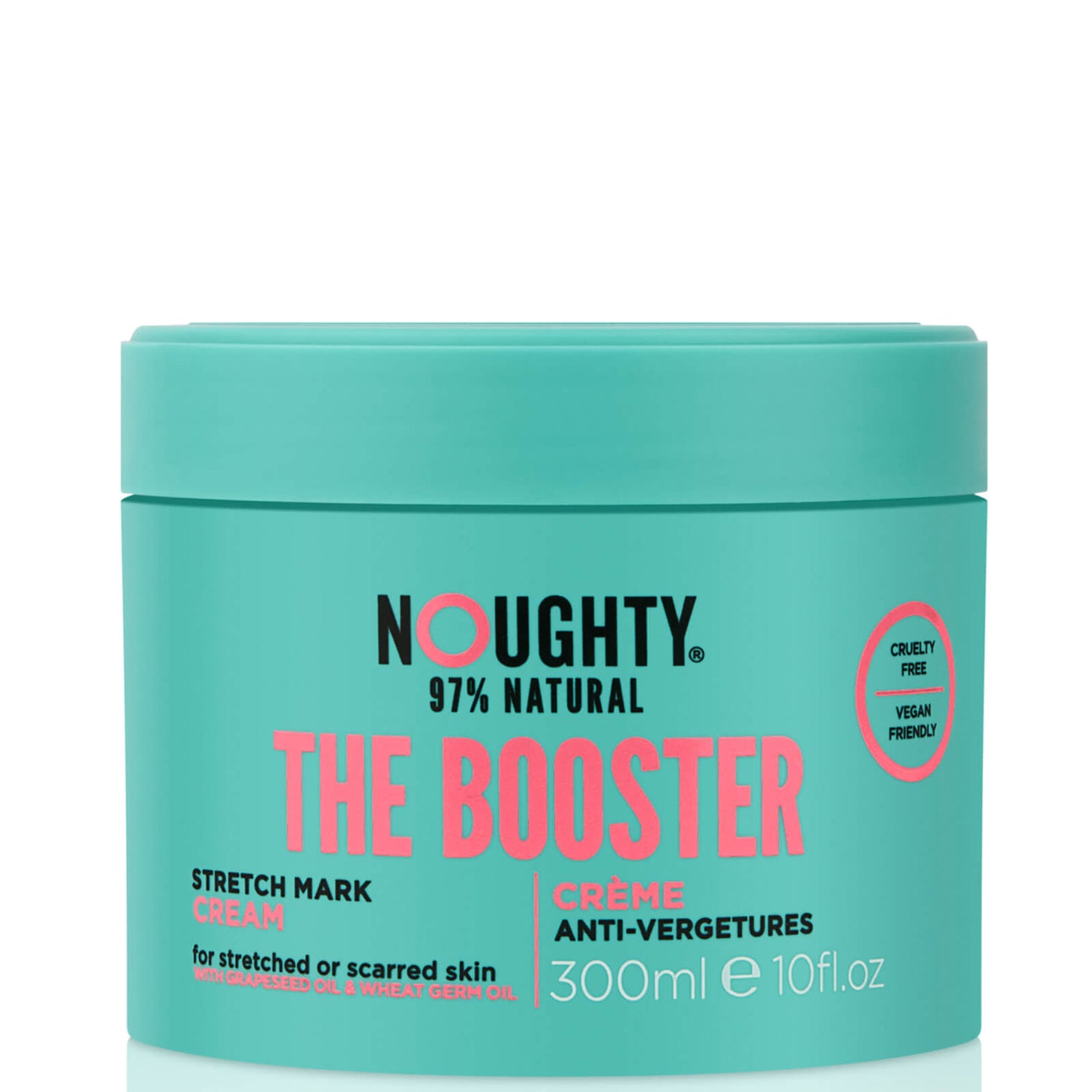 Noughty The Booster Stretch Mark and Scar Cream 300ml - lookfantastic