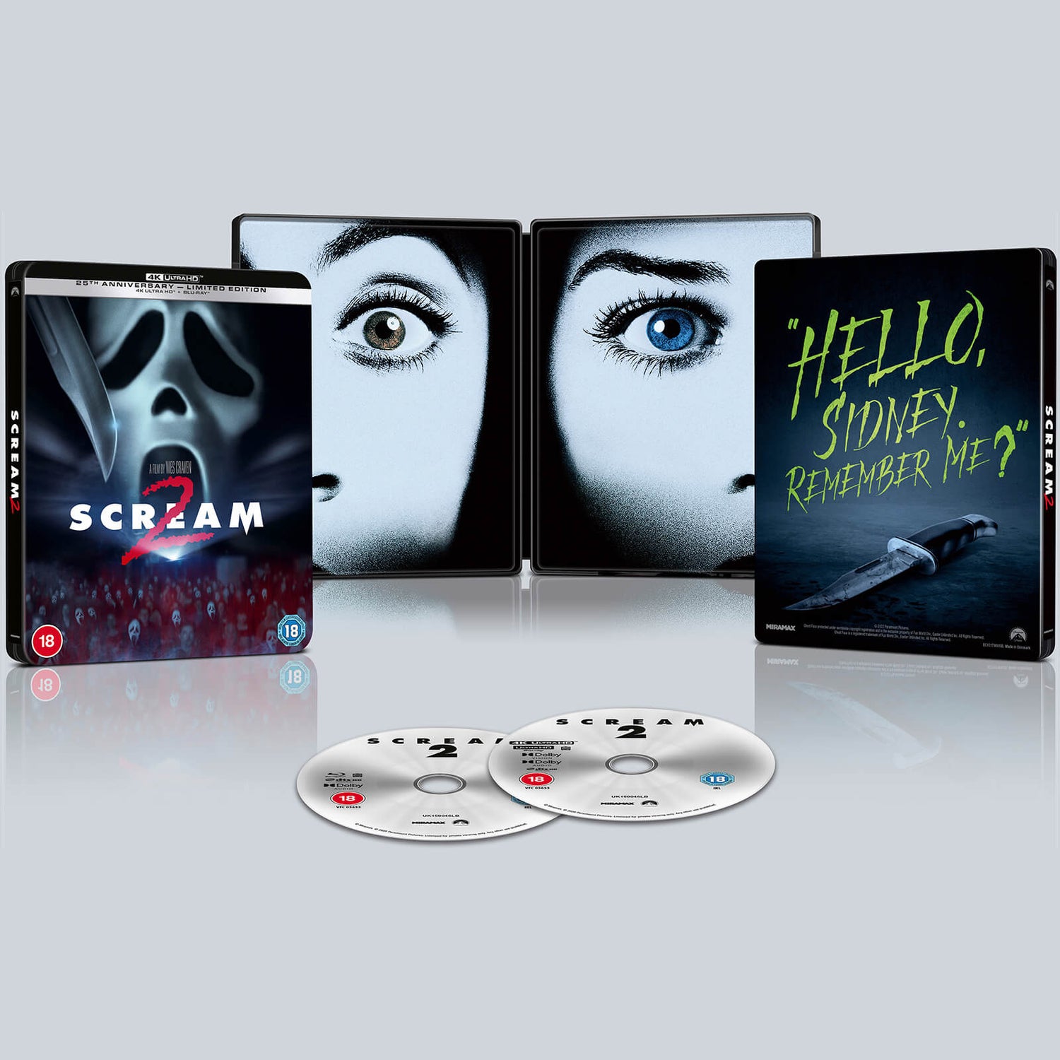 Scream 2 - 4K Ultra HD Steelbook (Includes Blu-ray) 4K - Zavvi UK