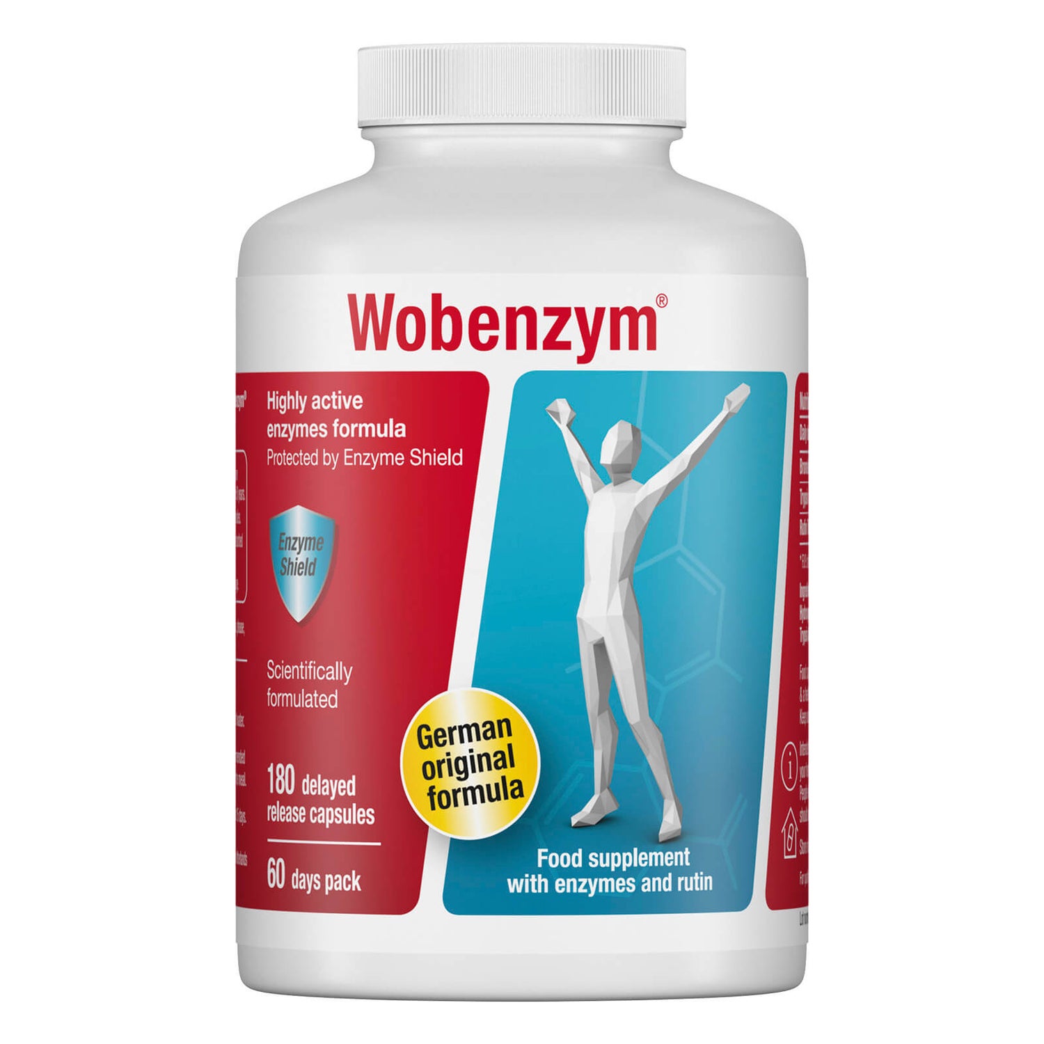 Wobenzym® 2.0 - 180 Capsules | Every Health