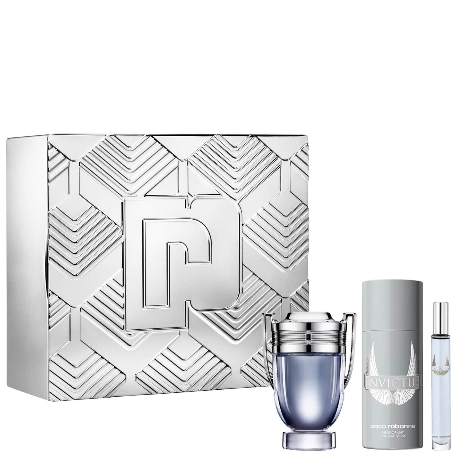 Paco Rabanne Invictus 100ml Eau De Toilette Coffret - Entrega GRÁTIS