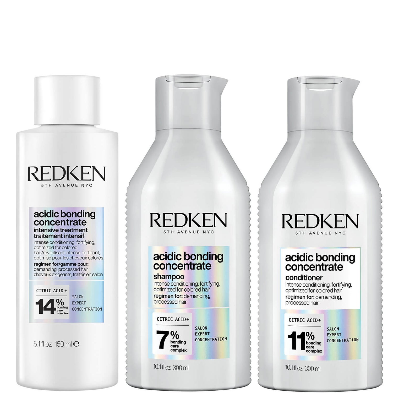 Redken Acidic Bonding Concentrate Intensive Pre-Treatment Bundle ...