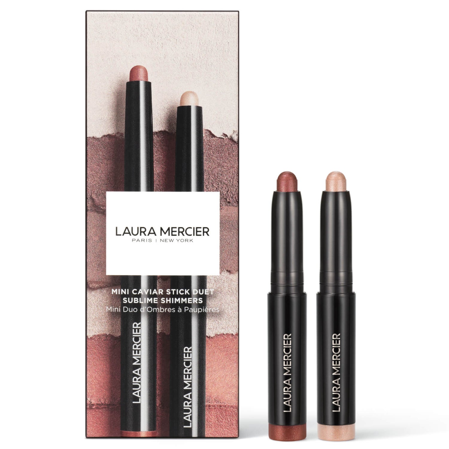 Laura Mercier Mini Caviar Stick Duet Sublime Shimmers - LOOKFANTASTIC Laura Mercier Mini Caviar Stick Duet Sublime Shimmers - LOOKFANTASTIC