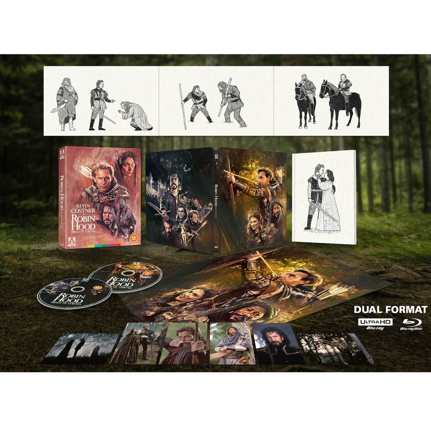 Robin Hood Prince Of Thieves Deluxe 4k Ultra Hd Steelbook Limited