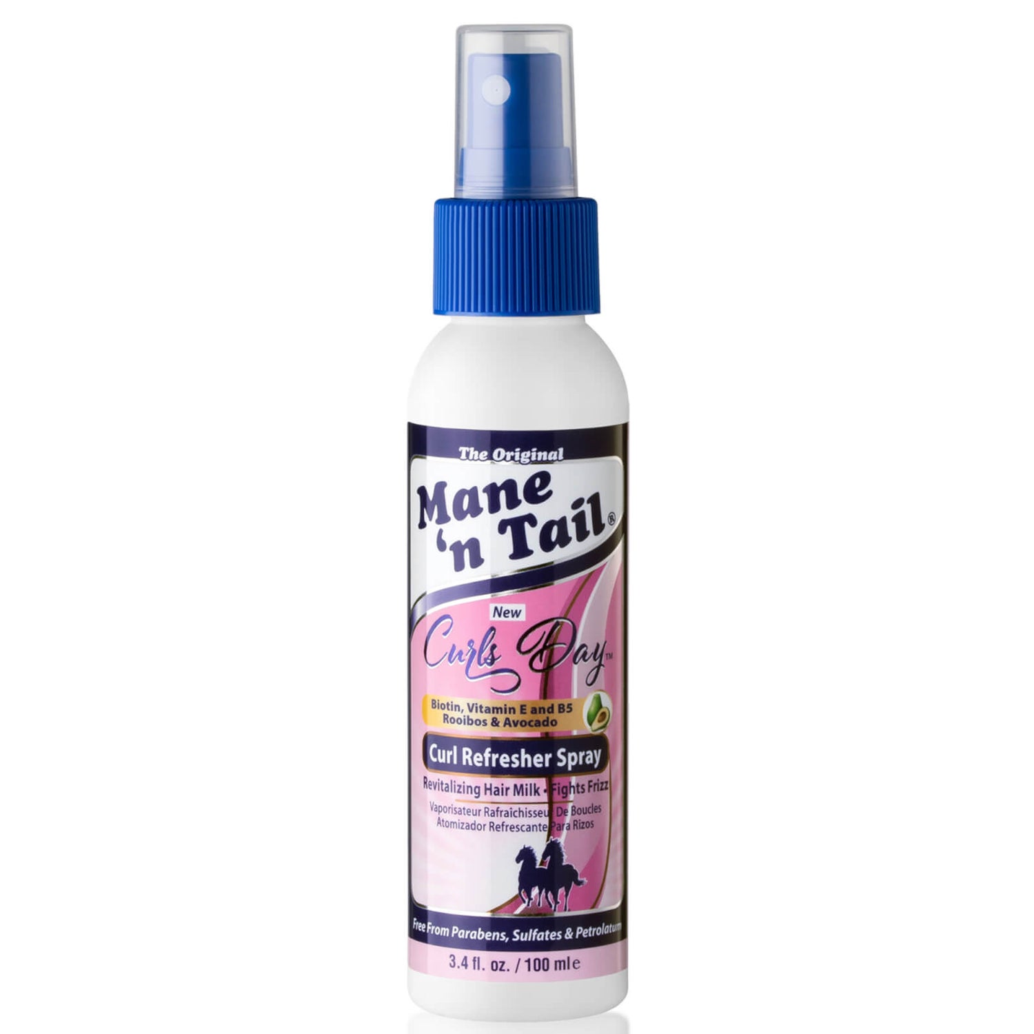 Mane 'n Tail Curl Refresher Spray 100ml - Entrega GRÁTIS