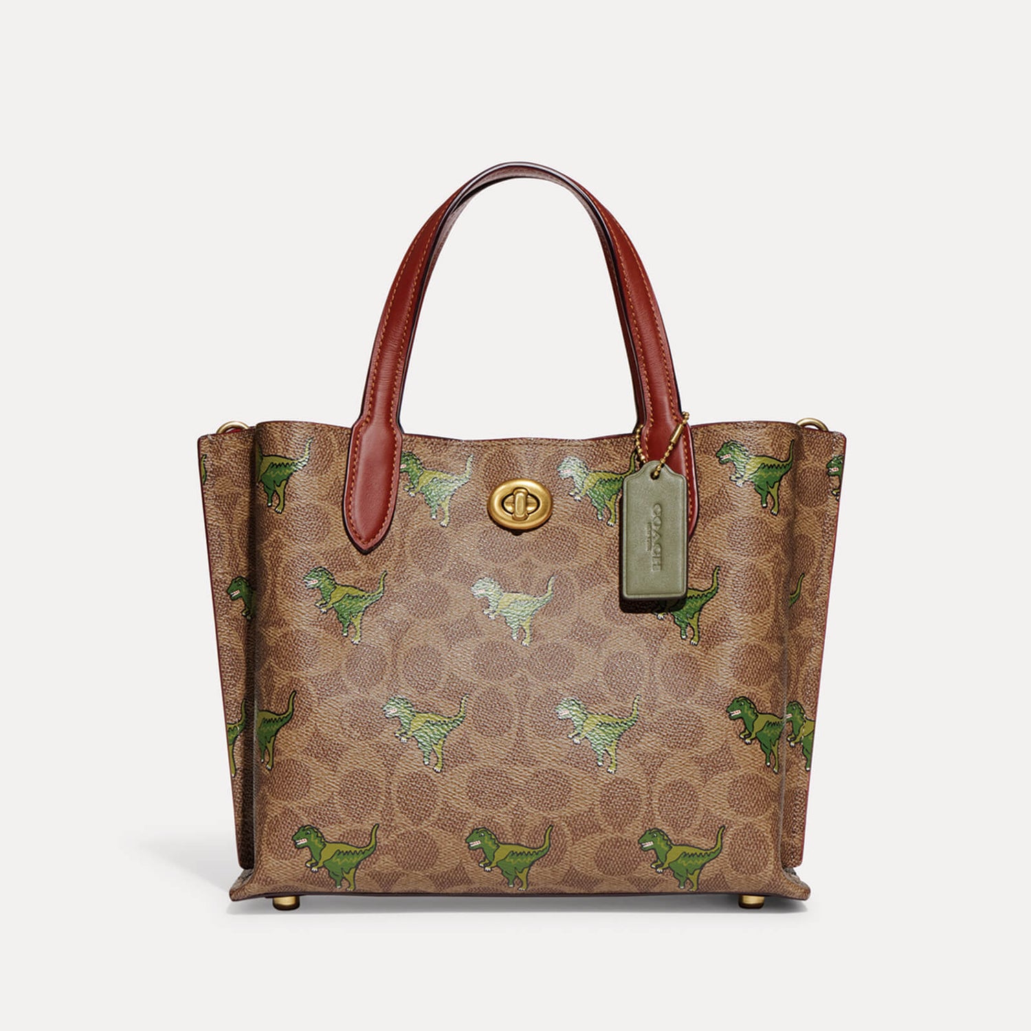 Coach Willow 24 Rexy Printed Coated-Canvas Tote Bag | 免邮
