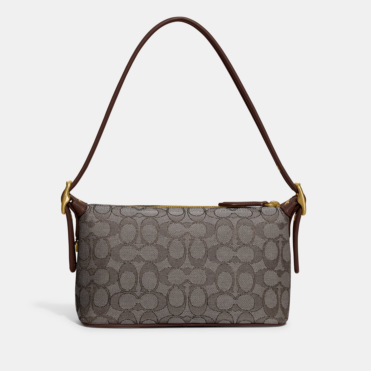 Coach Demi Leather-Trimmed Logo-Jacquard Bag | TheHut.com