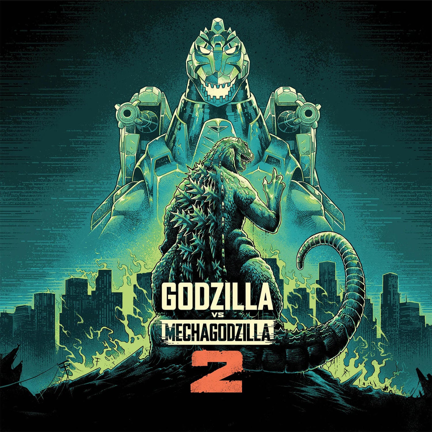 Death Waltz - Godzilla Vs Mechagodzilla 2 2LP Vinyl Merchandise - Zavvi UK
