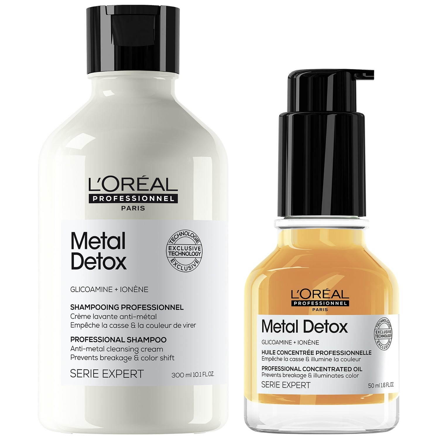 L'Oréal Professionnel Metal Detox Oil and Shampoo Bundle - Entrega GRÁTIS