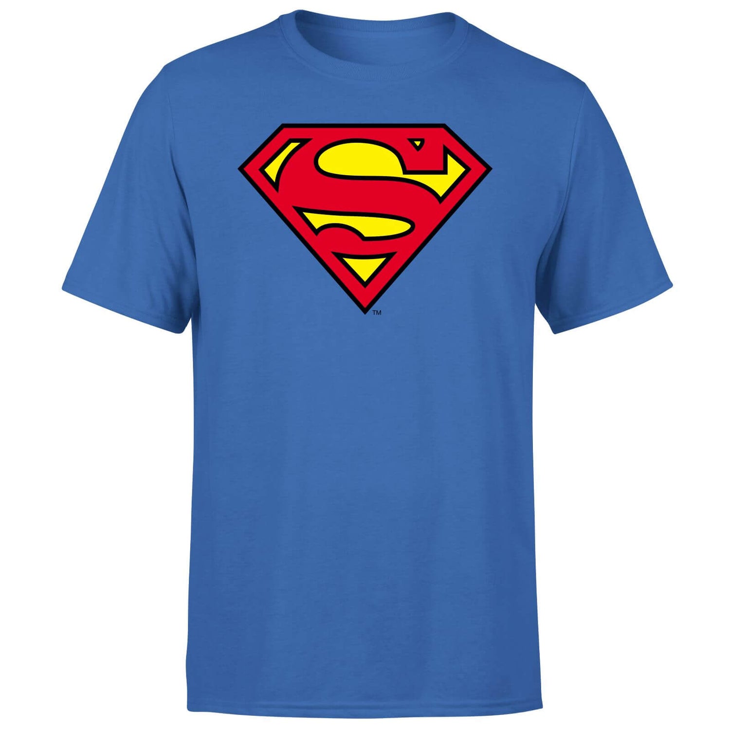 Official Superman Shield Men's T-Shirt - Blue Clothing - Zavvi UK