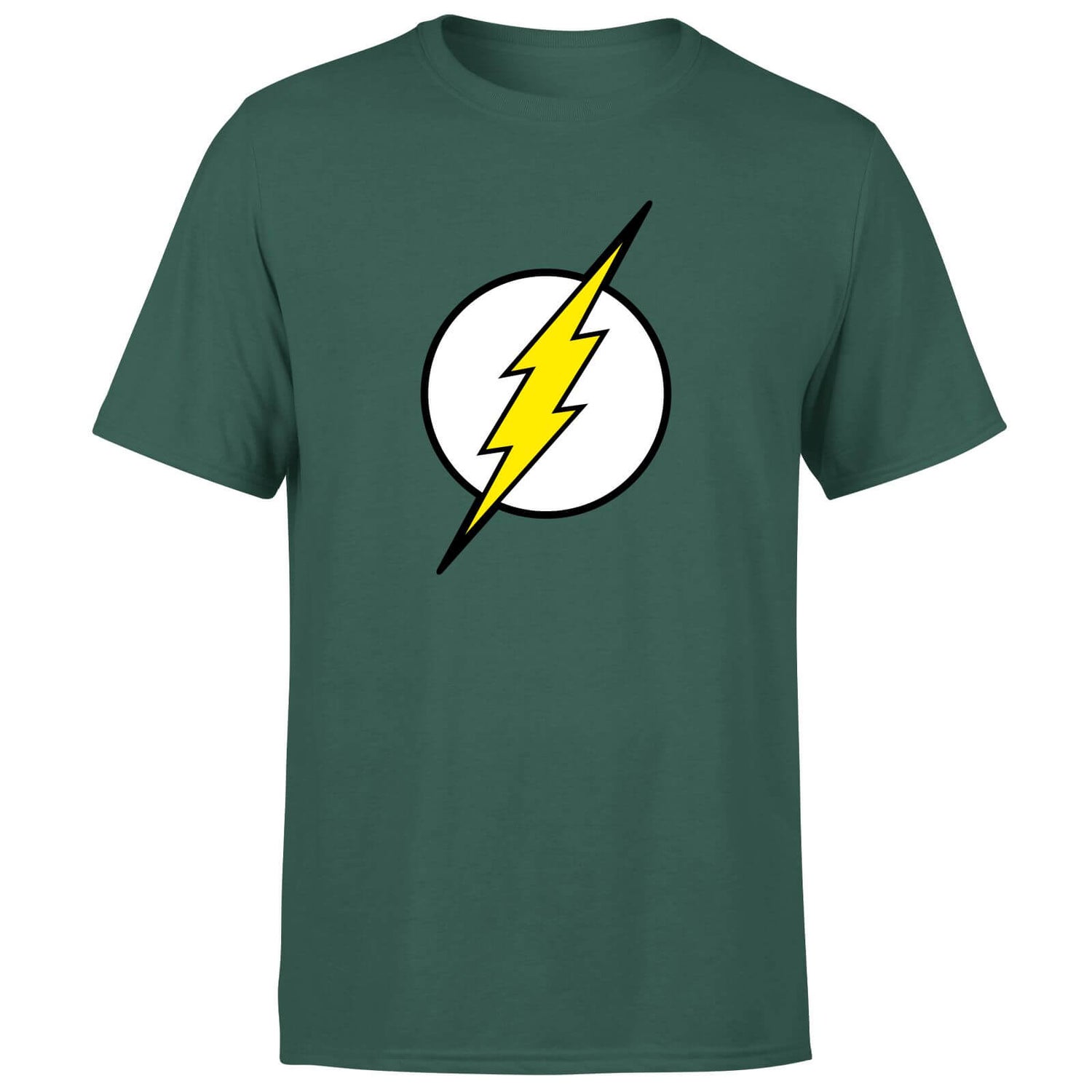 Justice League Flash Logo Men's T-Shirt - Green Clothing - Zavvi UK