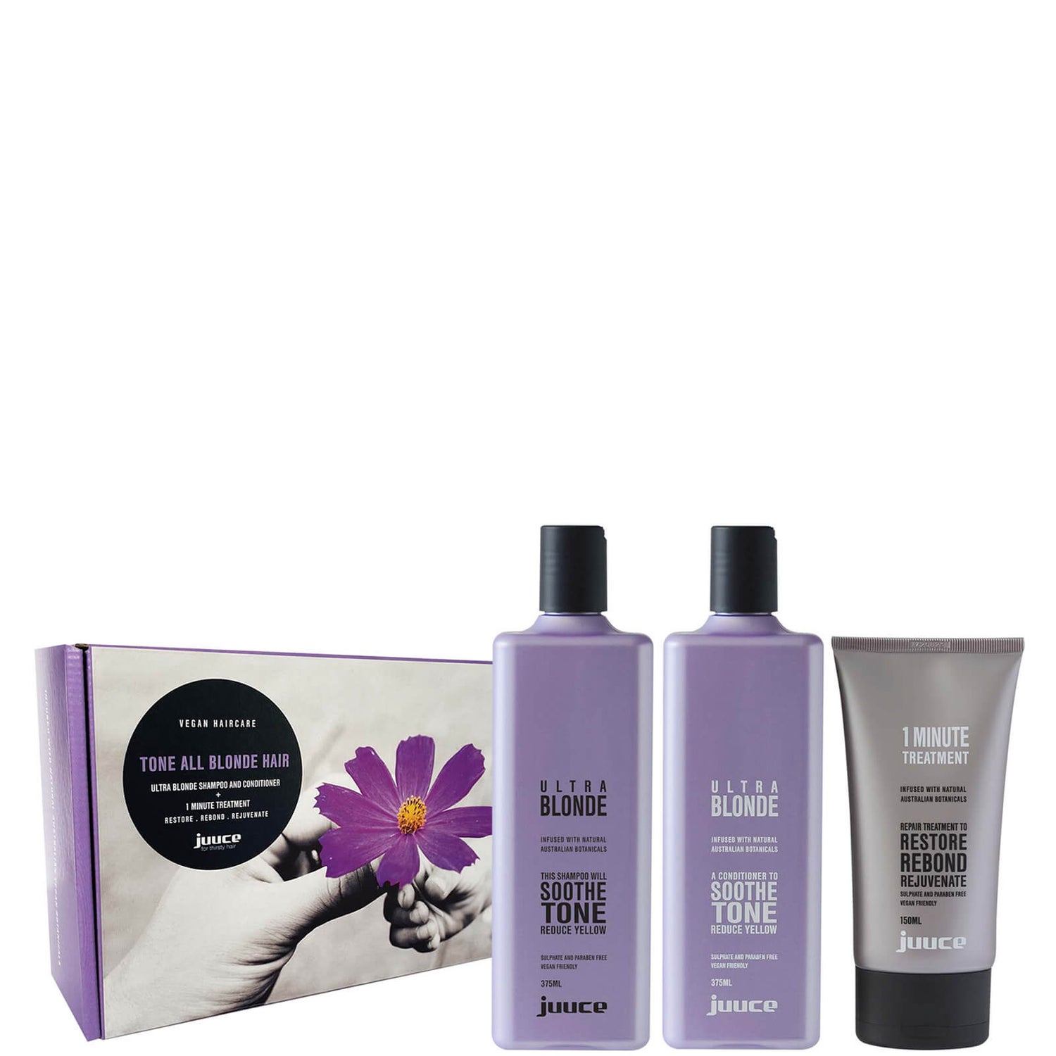 Juuce Vegan Ultra Blonde Trio Pack - Entrega GRÁTIS