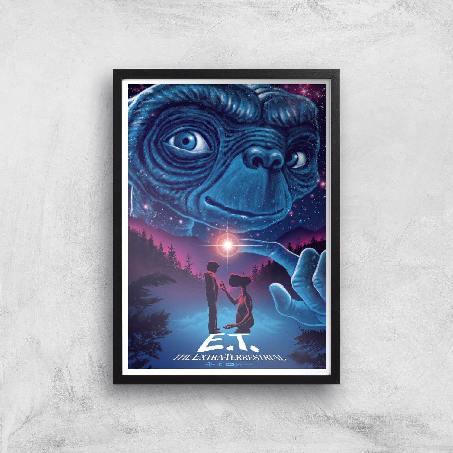 E.T. The Extra-Terrestrial X Ghoulish Print Giclee Art Print Homeware ...