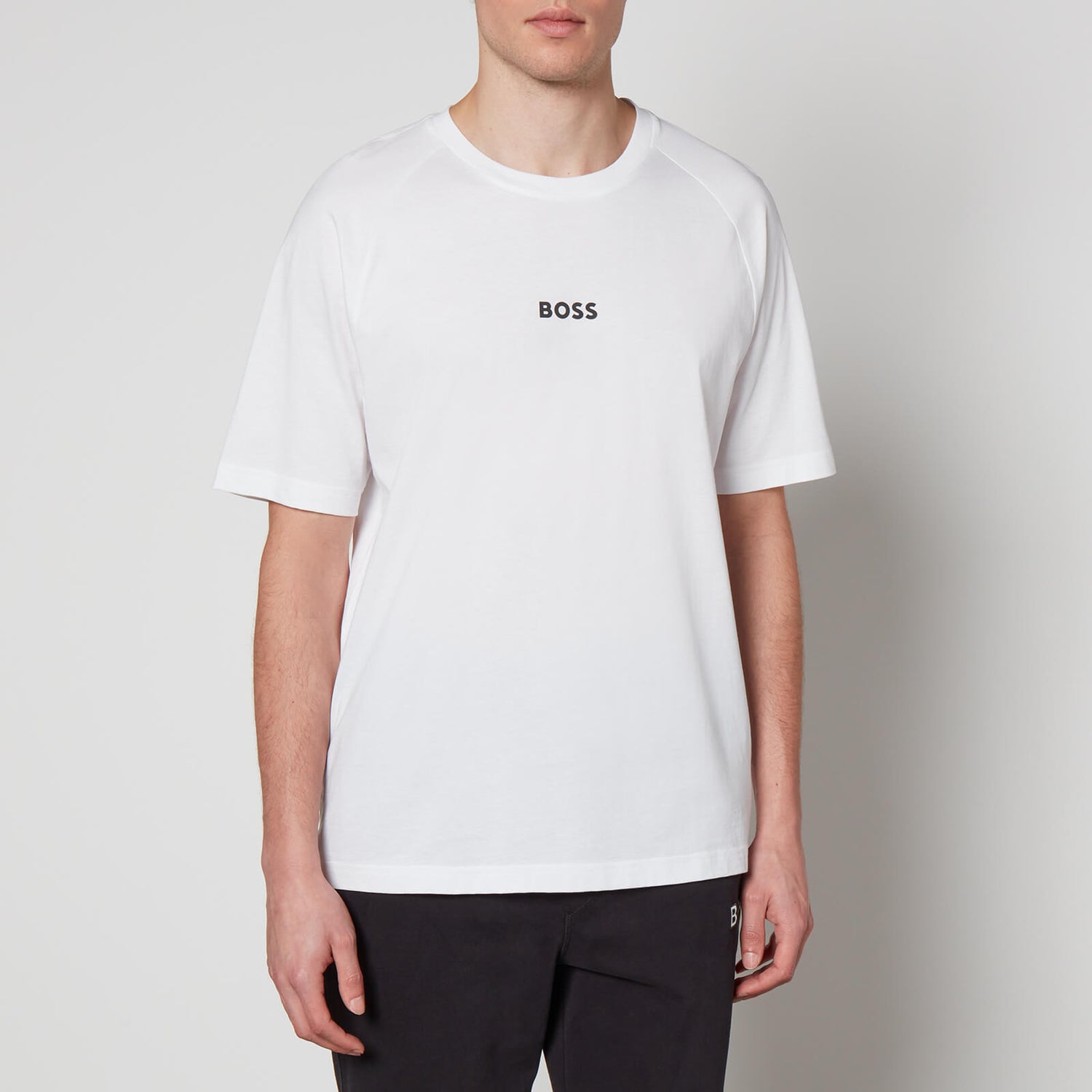 BOSS Green Logo-Printed Cotton-Jersey T-Shirt | TheHut.com