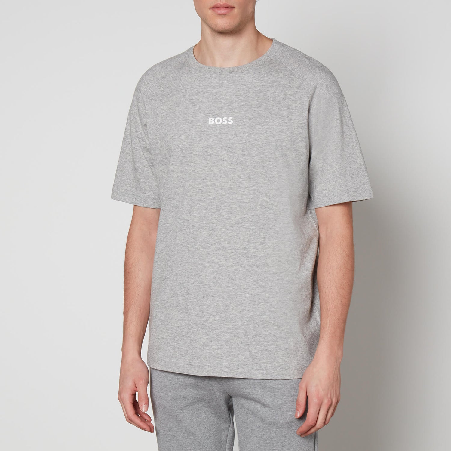 BOSS Green Logo-Printed Cotton-Jersey T-Shirt | TheHut.com