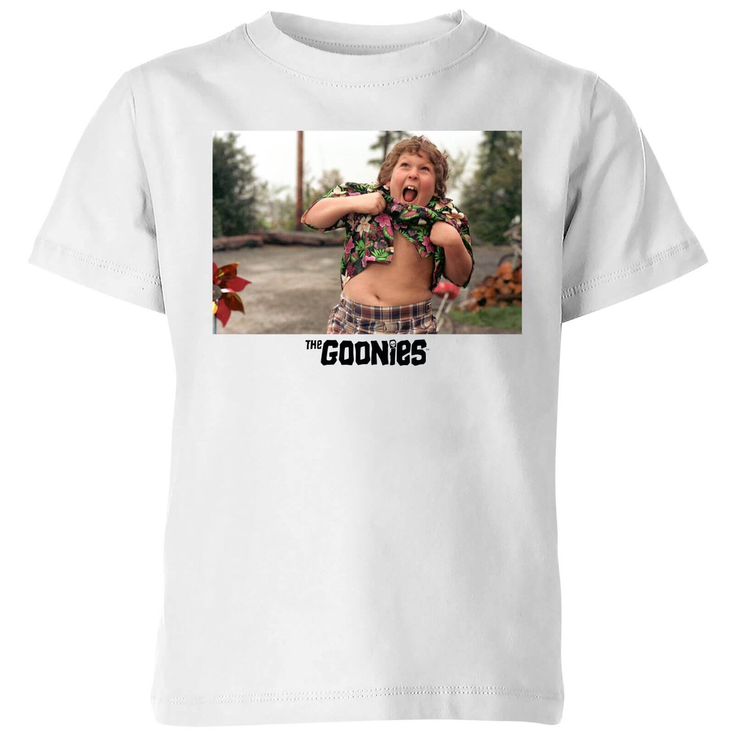 The Goonies Chunk Kids' T-Shirt - White Clothing - Zavvi UK