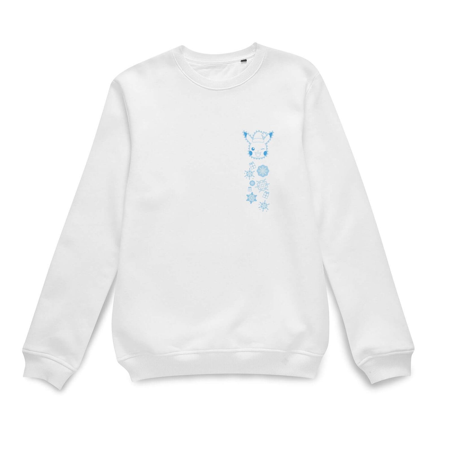 Pokemon Pikachu Wink Christmas Jumper - White Clothing - Zavvi UK
