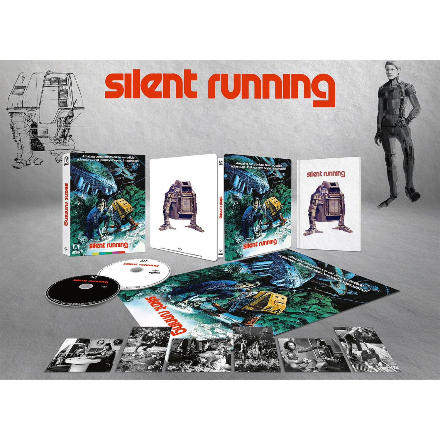 Silent Running Limited Edition Deluxe Steelbook 4K - Zavvi US