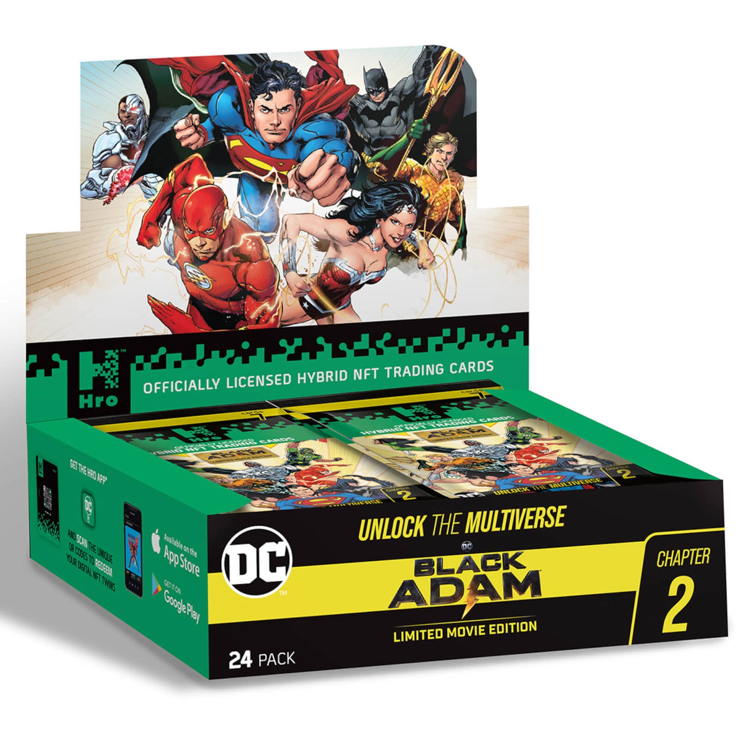 DC Unlock The Multiverse Black Adam 24-Pack Mega Booster Box – Hro ...