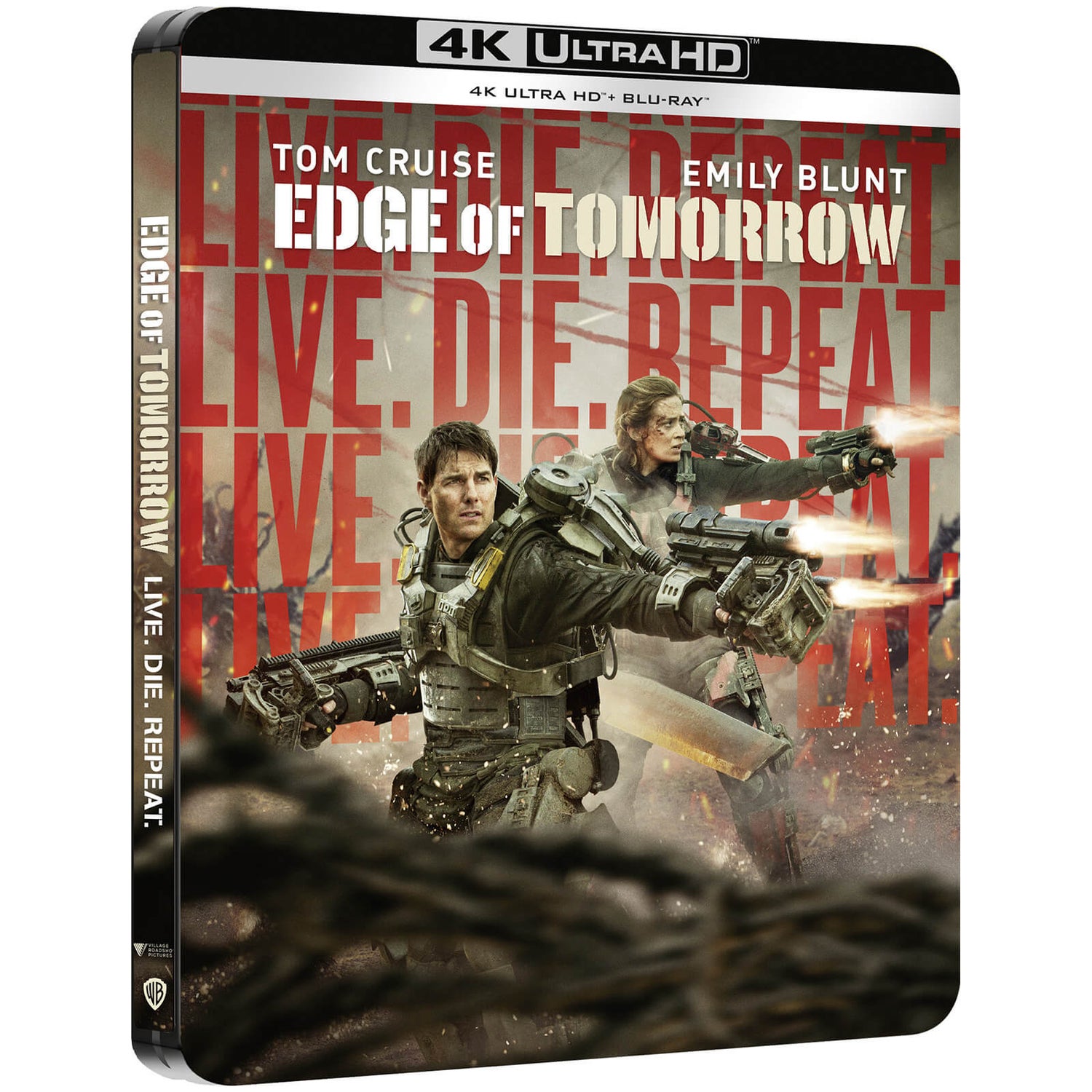 Edge of Tomorrow Zavvi Exclusive 4K Ultra HD Steelbook (includes Blu-ray) 4K - Zavvi UK