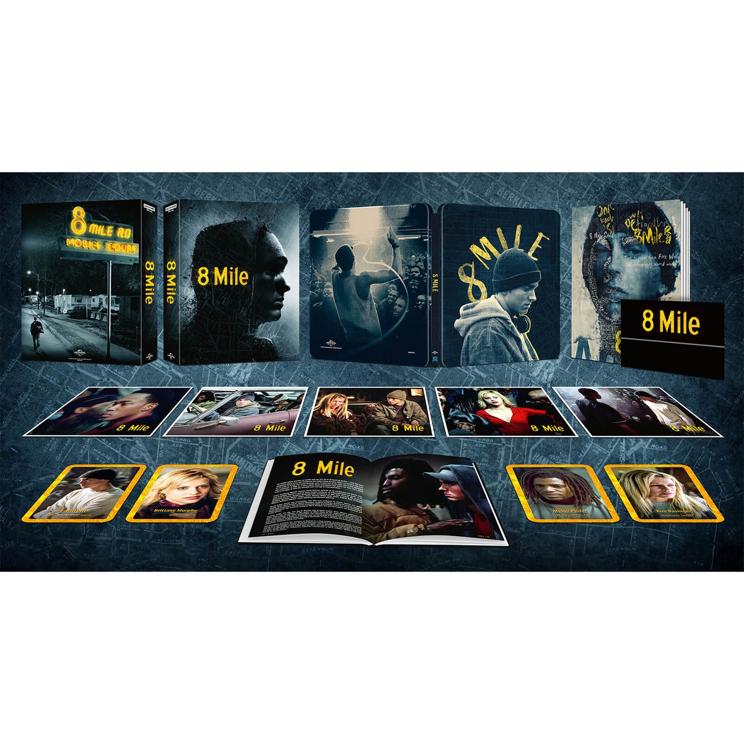 8 Mile Zavvi Exclusive Collectors Edition 4K Ultra HD Steelbook (includes Blu-ray) 4K - Zavvi UK