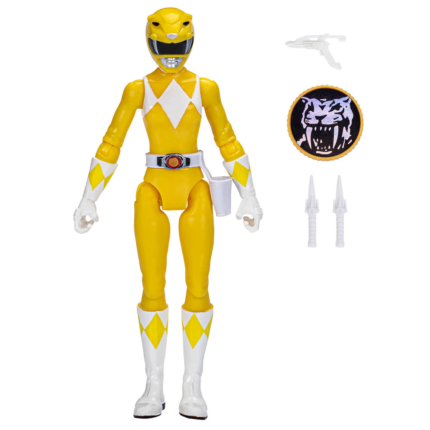 Figurine Power Rangers Mighty Morphin Ranger Jaune - 15 cm Merchandise ...