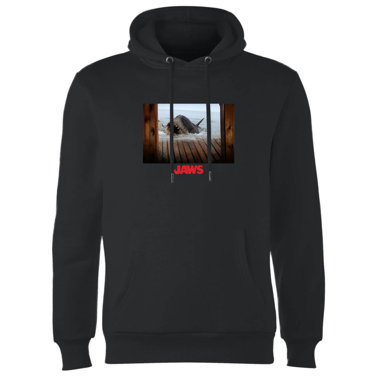 Jaws Shark Scene Hoodie - Black Clothing - Zavvi UK