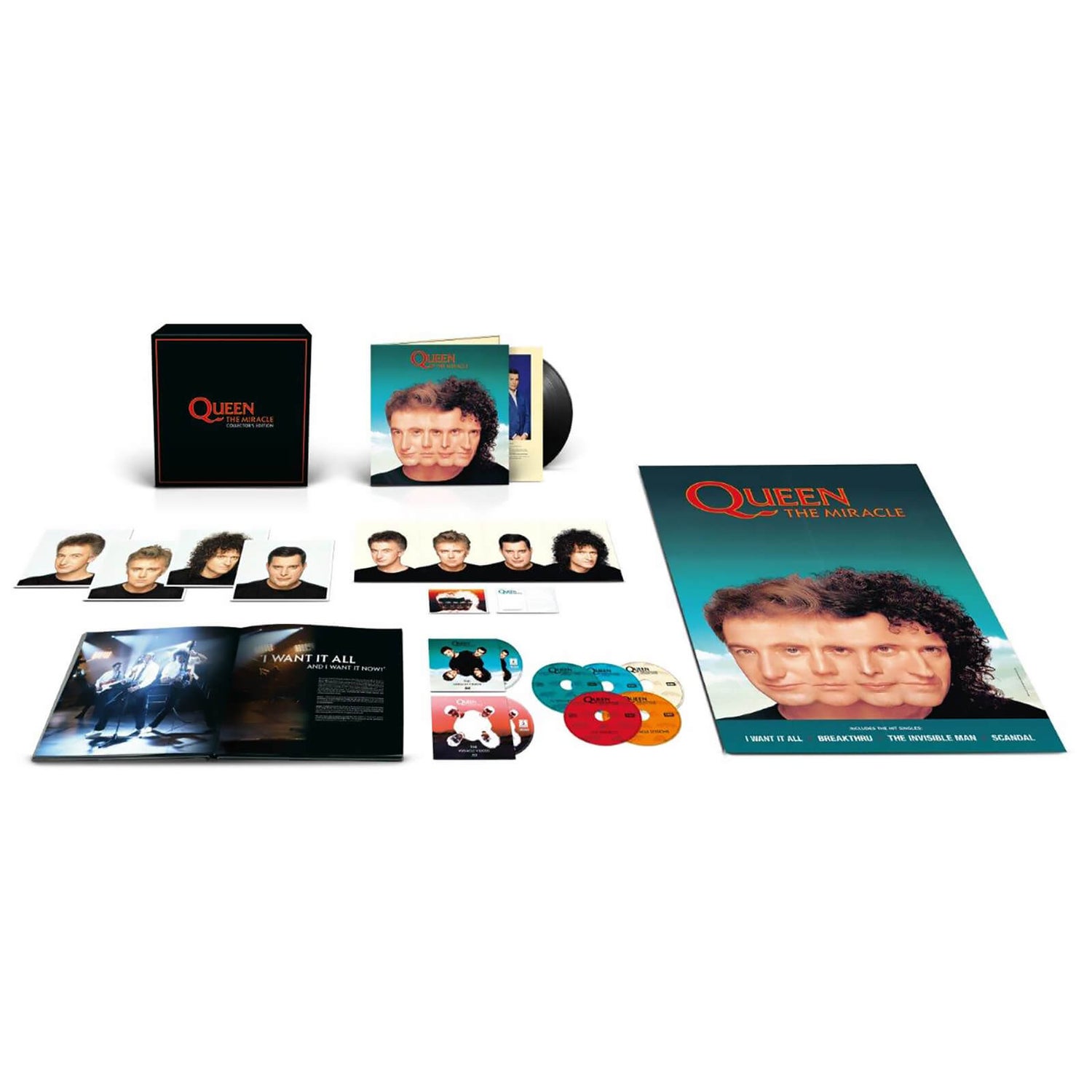 Queen - The Miracle 2022 Collectors Edition Vinyl Box Set Merchandise ...