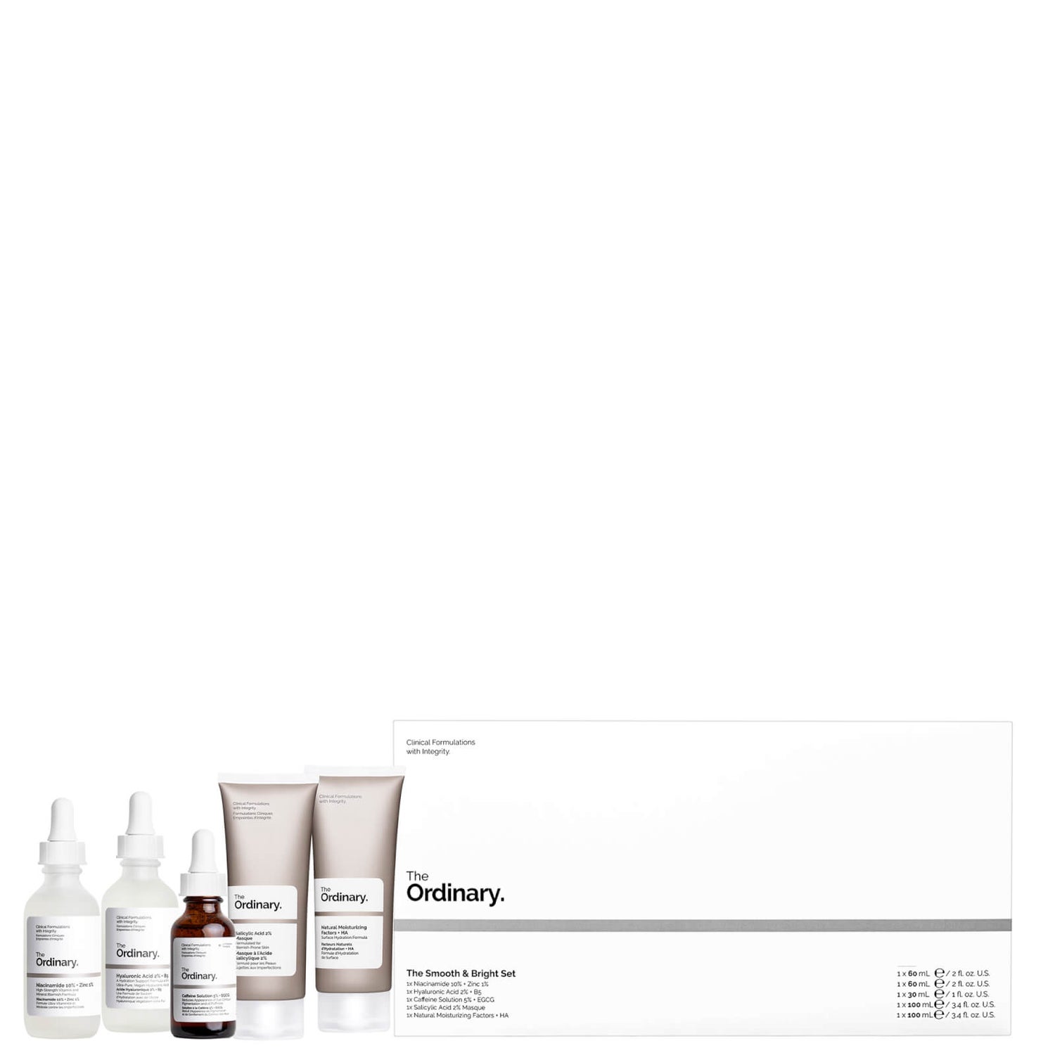 The Ordinary The Smooth and Bright Set - lookfantastic