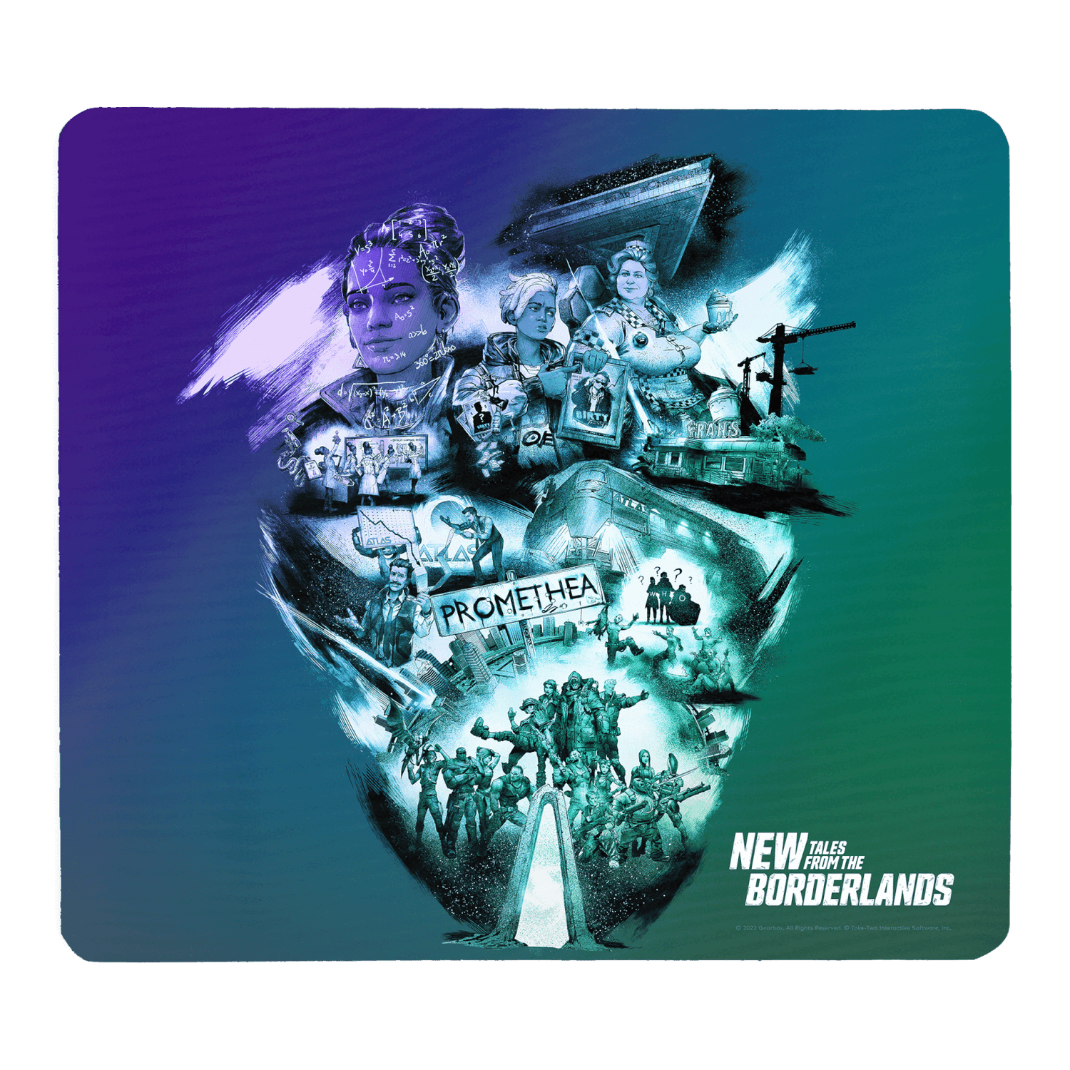 New Tales from the Borderlands Gaming Mouse Mat | Gearbox Loot US