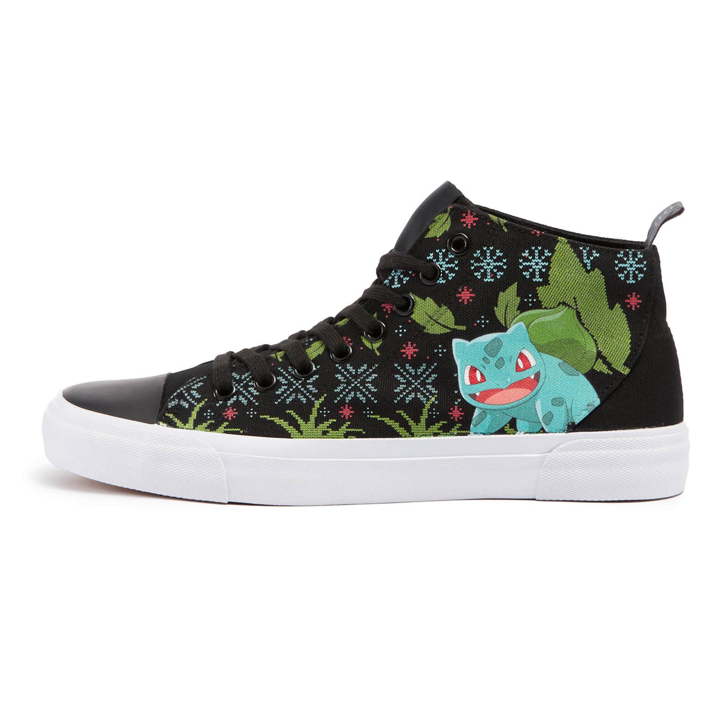 Pokémon Winter Bulbasaur High Top - Black Clothing - Zavvi UK