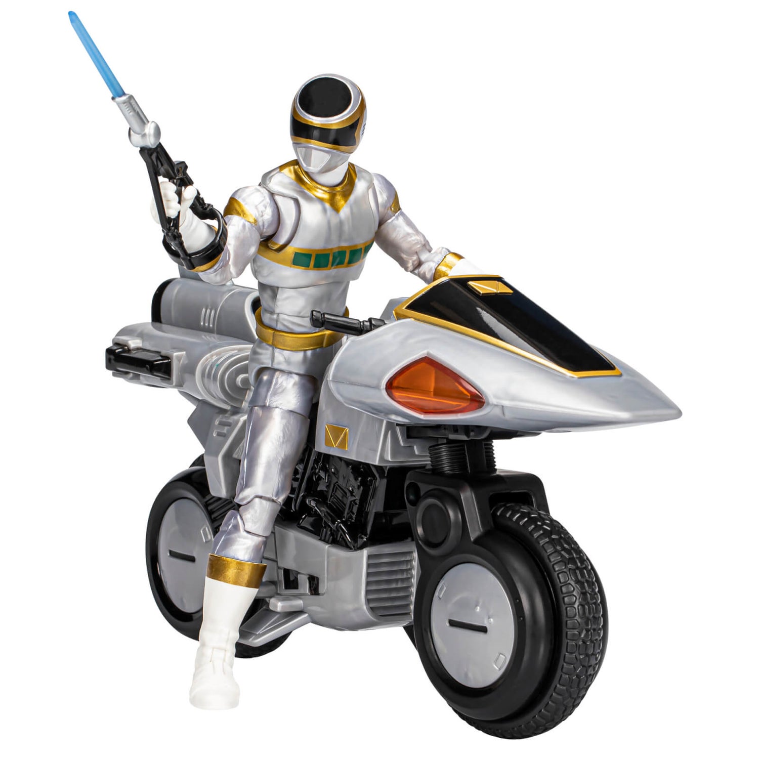 Hasbro Power Rangers Lightning Collection In Space Silver Ranger Action ...