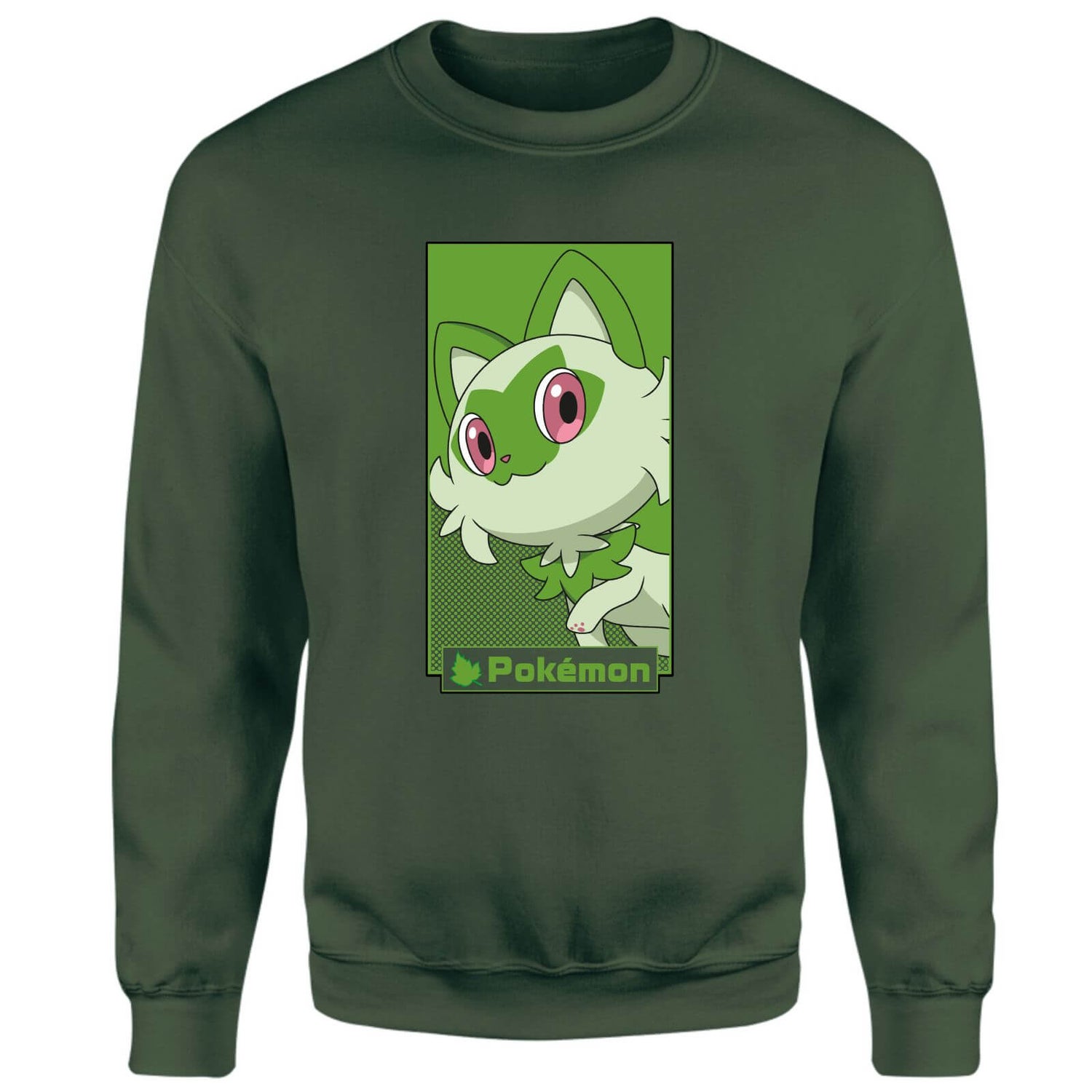 Pokémon Sprigatito Sweatshirt - Green Clothing - Zavvi UK