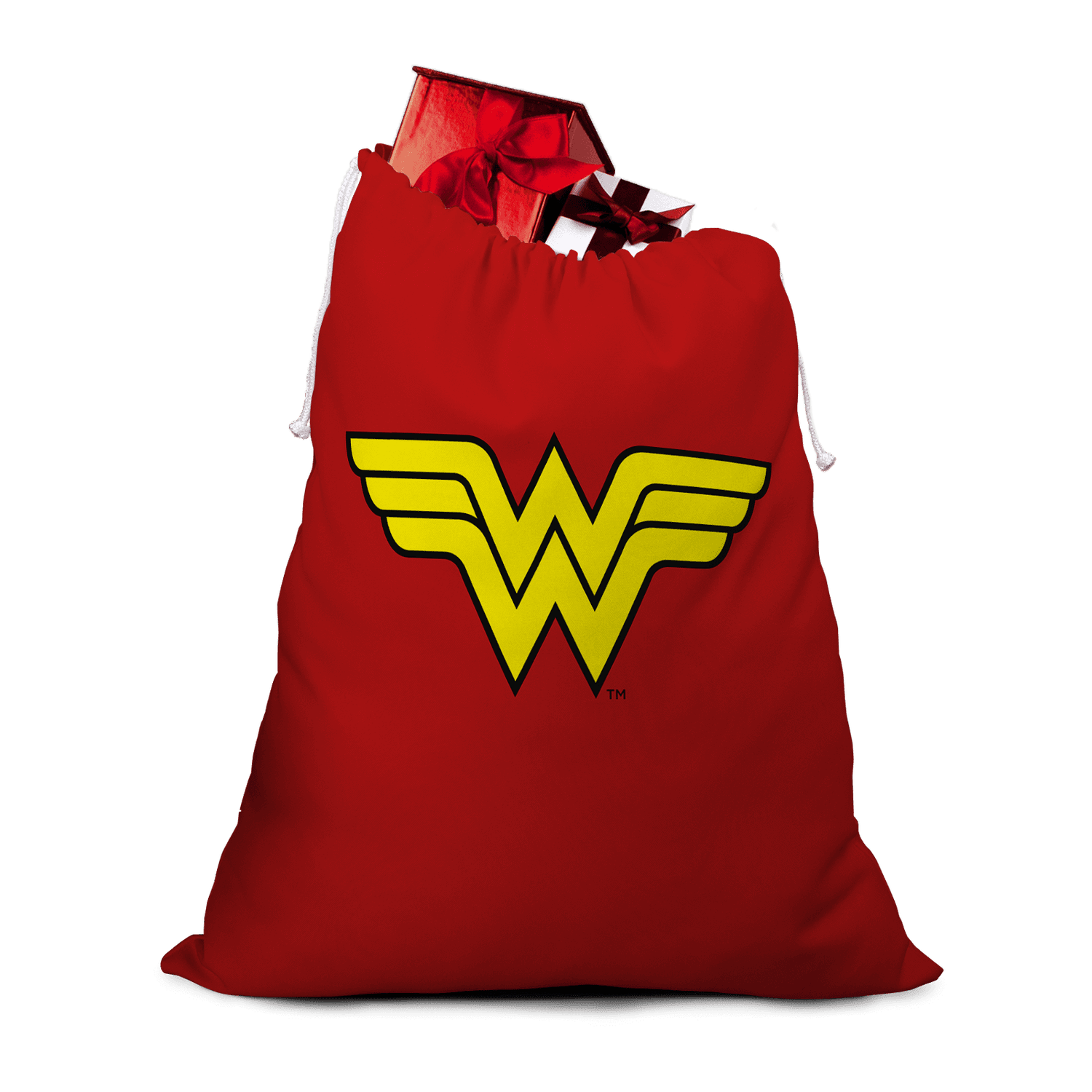 Wonder Woman Logo Christmas Santa Sack Homeware - Zavvi UK
