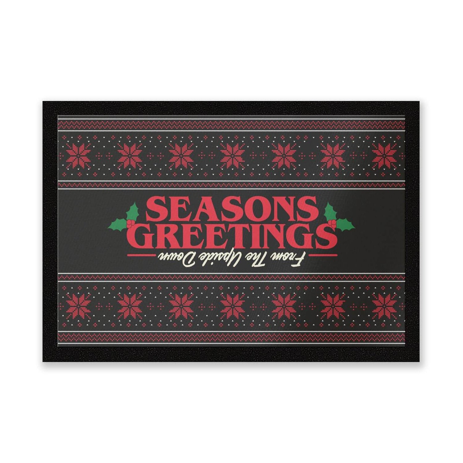 Stranger Things Seasons Greetings From The Upside Down Entrance Mat ...