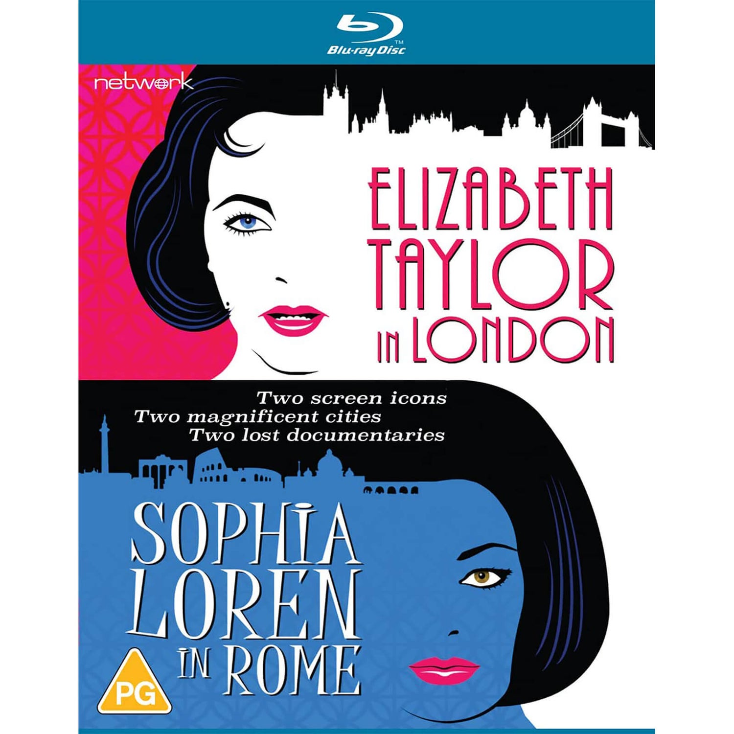 Elizabeth Taylor in London | Sophia Loren in Rome Blu-ray - Zavvi UK