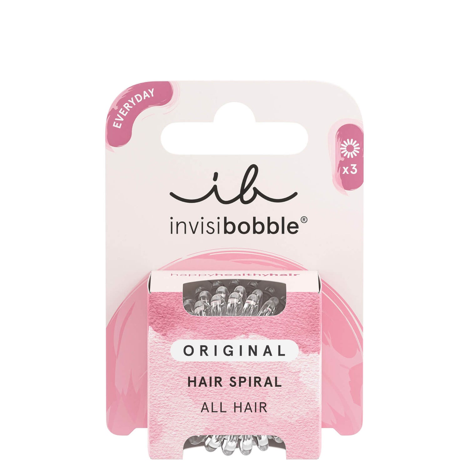 invisibobble Original Crystal Clear (3x Original Spirals) - lookfantastic