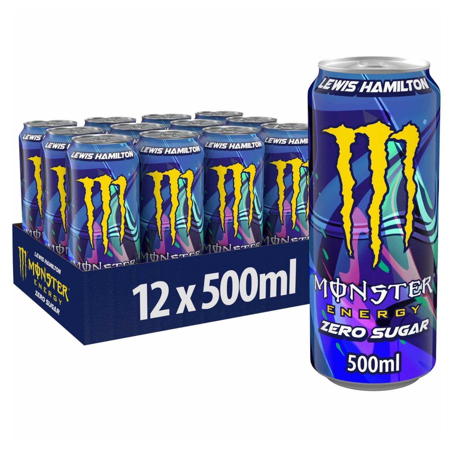 Monster Energy Drink Lewis Hamilton Zero 12 x 500ml | Your Coca-Cola UK