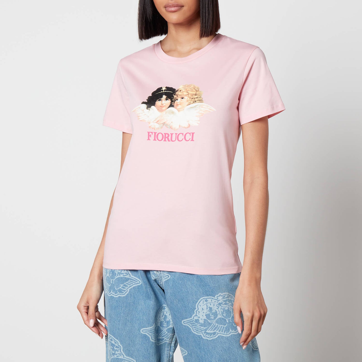 Fiorucci Vintage Angels Cotton-Jersey T-Shirt | TheHut.com