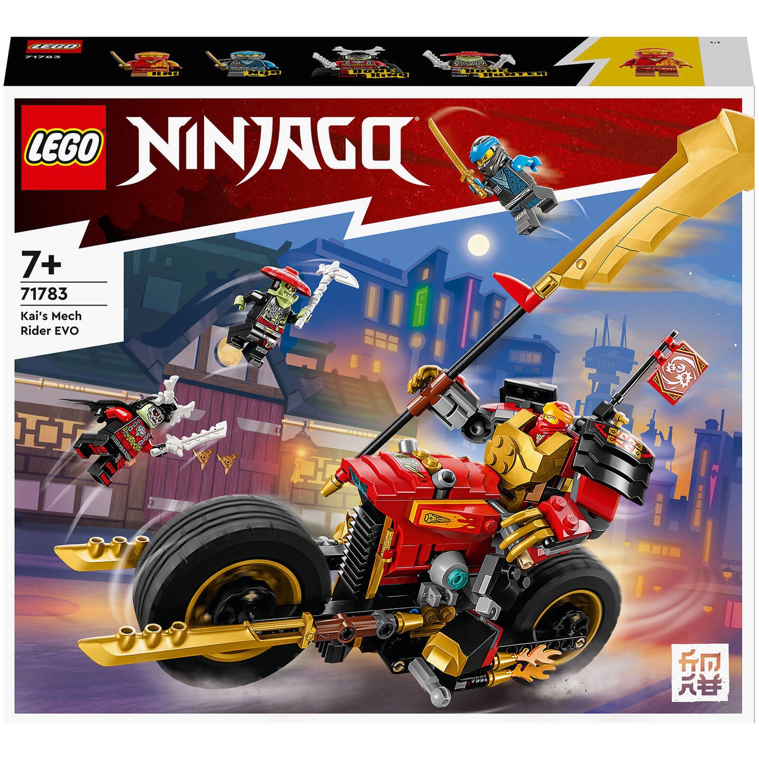 LEGO Ninjago: Kai’s Mech Rider EVO Set (71783) Toys - Zavvi US