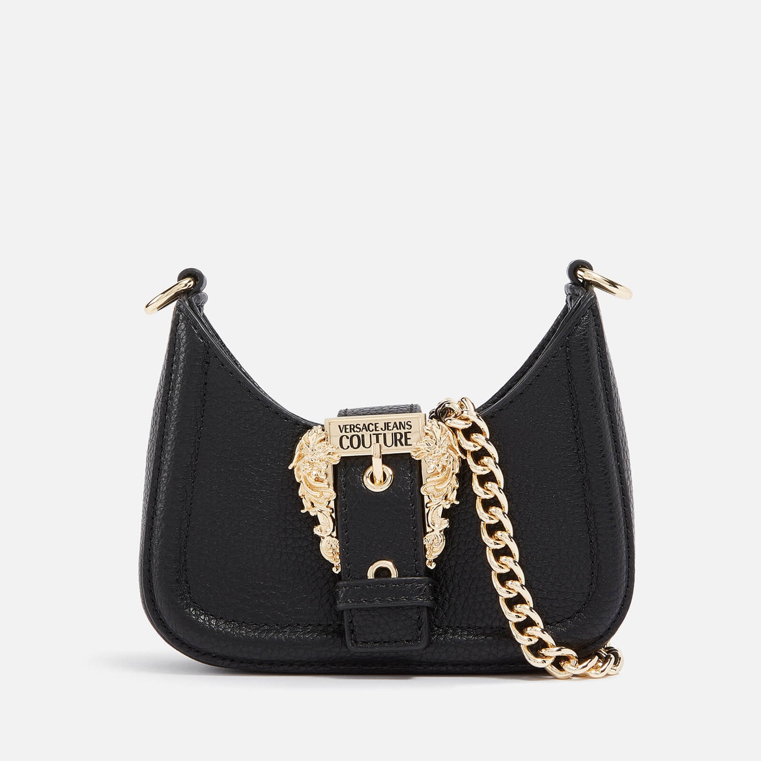 Versace Jeans Couture Micro Faux Leather Crossbody Bag | 免邮