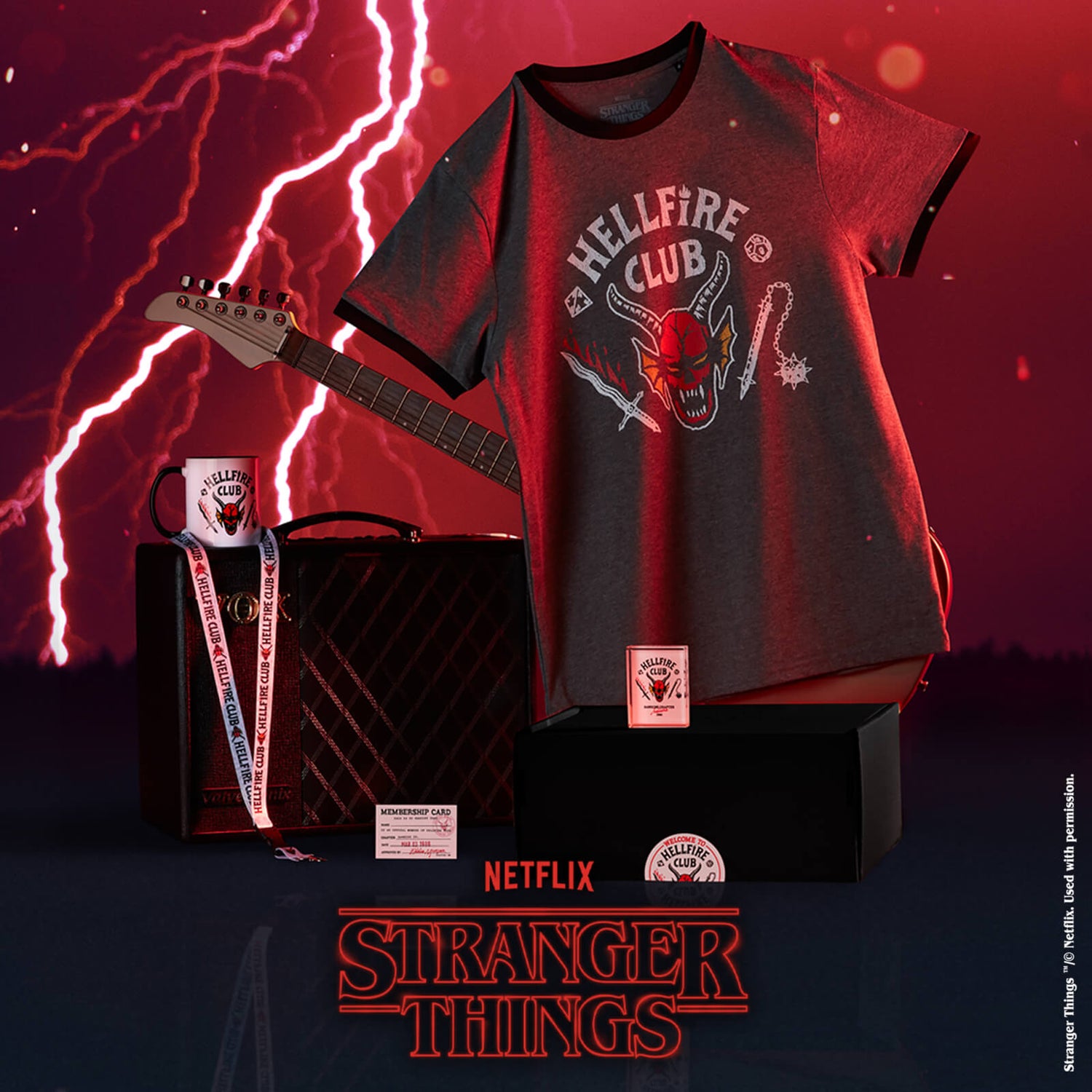 Stranger Things Hellfire Club Exclusive Membership Box Homeware | Zavvi ...