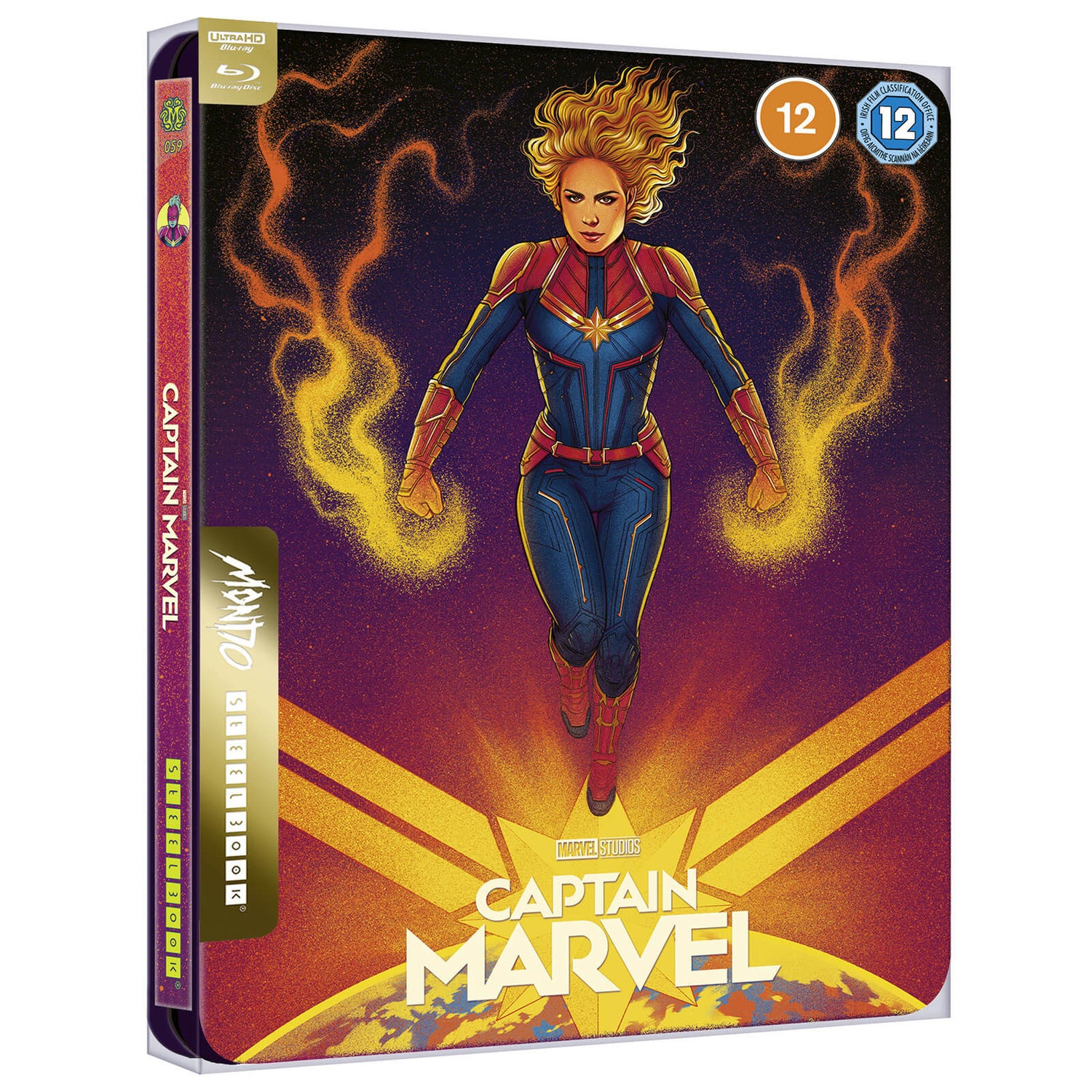 Marvel Studios Captain Marvel – Mondo #59 Zavvi Exclusive 4K Ultra HD ...