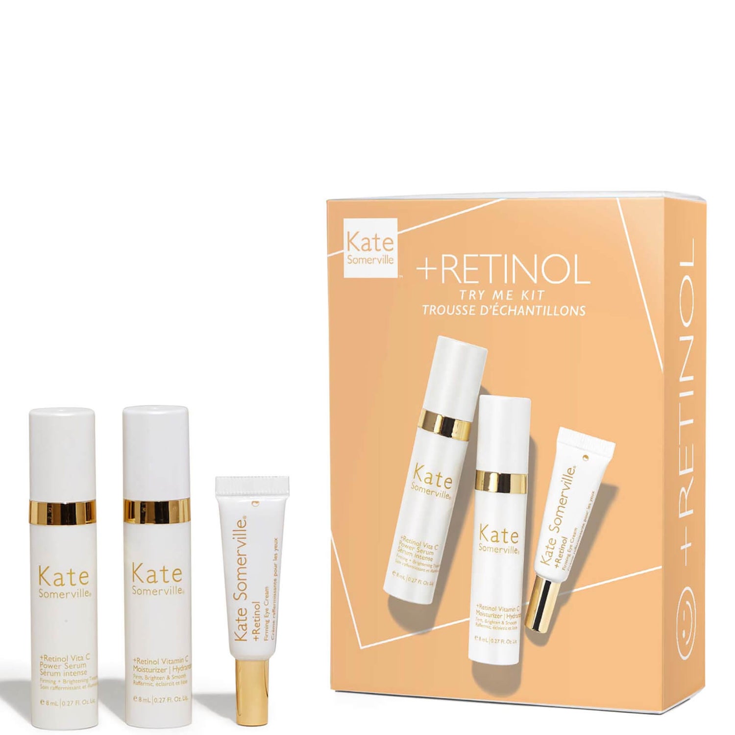 Kate Somerville Retinol Firm And Brighten Try Me Kit - Entrega GRÁTIS