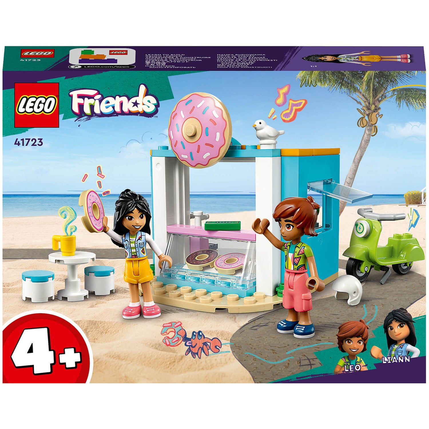 LEGO Friends: 4+ Doughnut Shop Toy Cafe Playset (41723) Toys - Zavvi UK