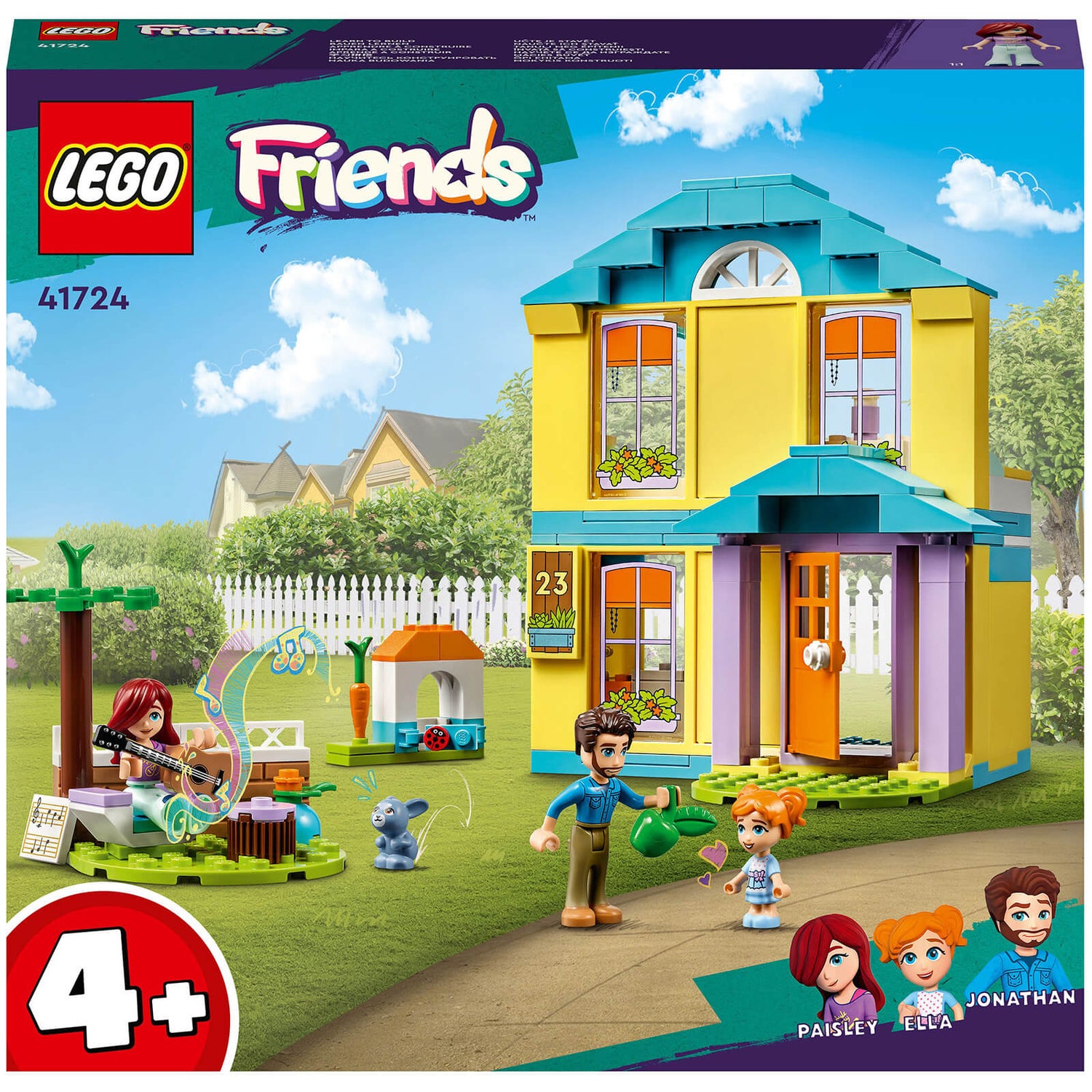 LEGO Friends: Paisley's House 4+ Set with Mini-Dolls (41724) Toys ...